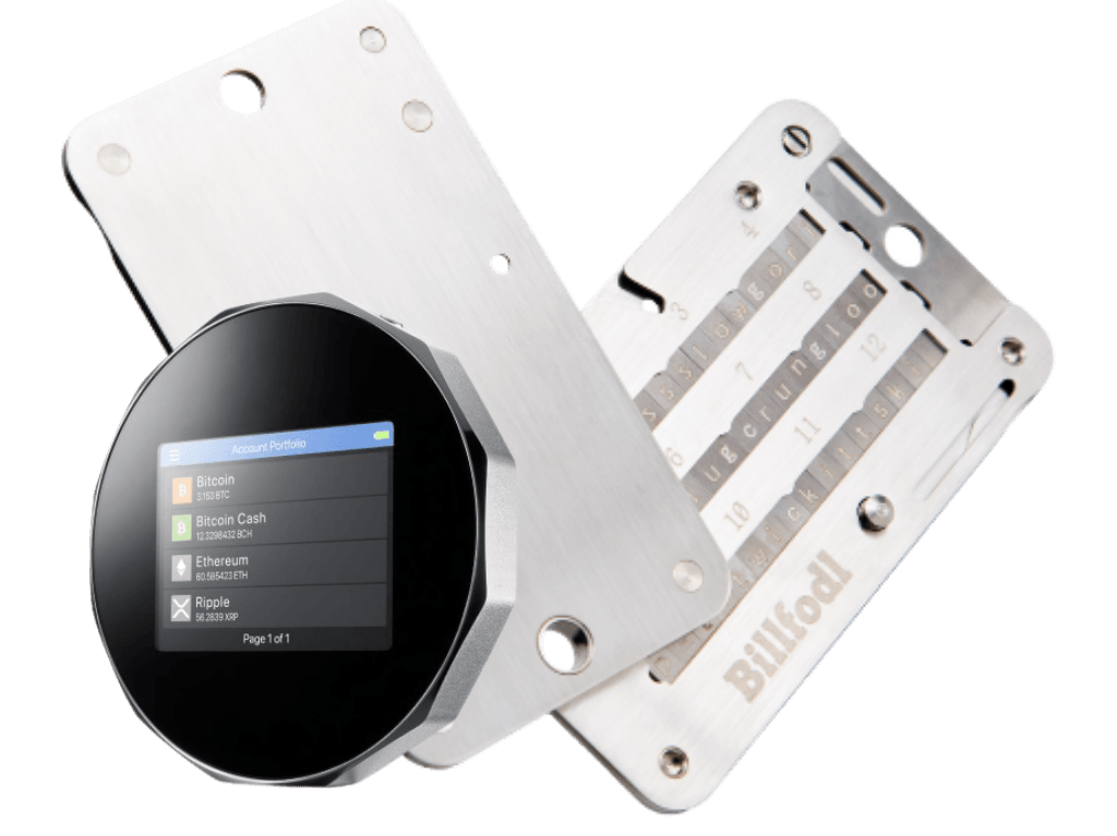 SecuX V20 + Billfodl