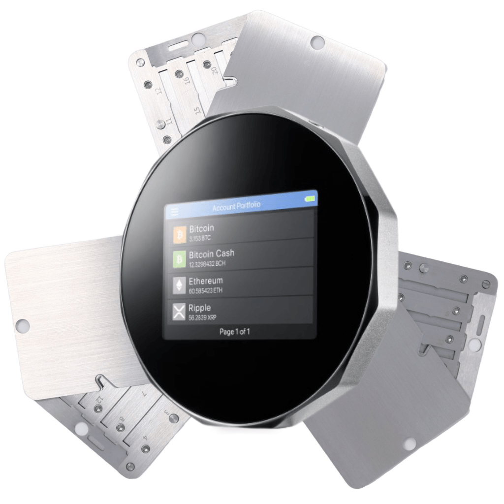 SecuX V20 + Multishard – Billfodl